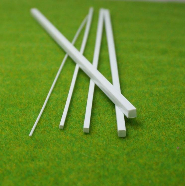 1MM X 9.84 ABS Styrene Square Bar Rod 10PCS – DIY Electronic Hobbies